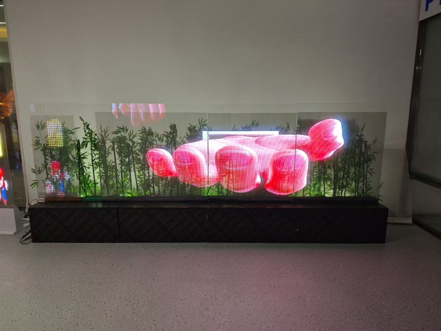 LED Transparent Film Screen factory - Transparent LED Display ...