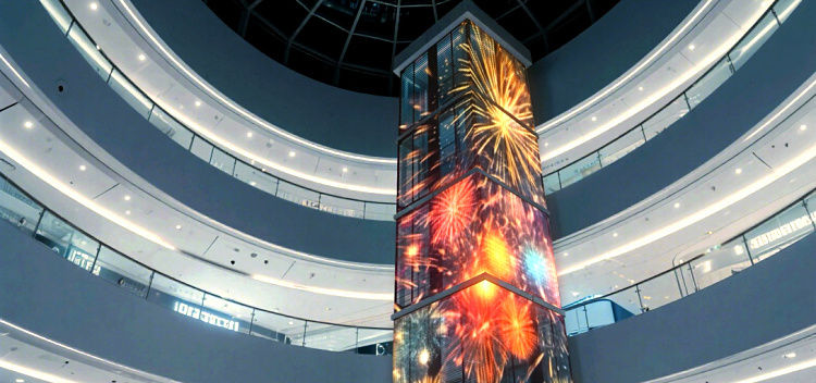 P2.6 Mesh Grille LED Screen - High Brightness RGB Indoor Display