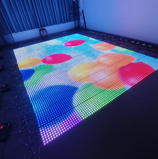 IP67 Outdoor Transparent LED Mesh Screen Modular for Solid Wall, Steel ...